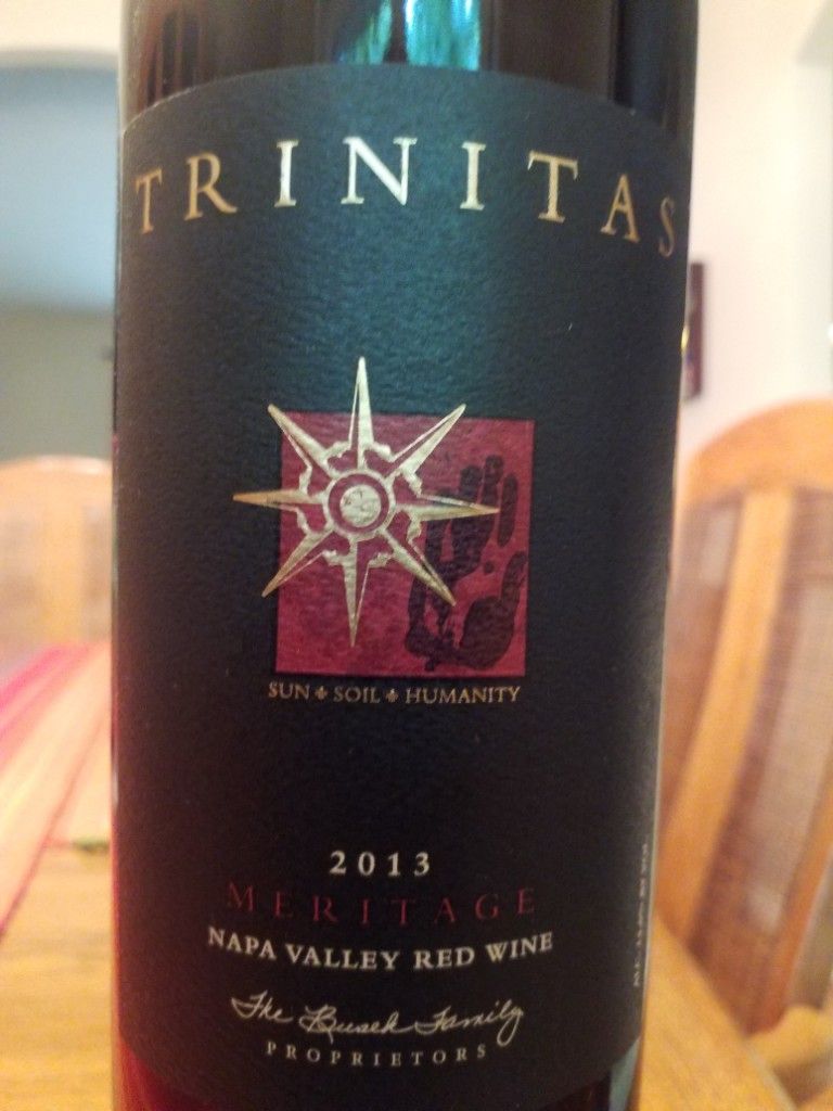2013 Trinitas Meritage, USA, California, Napa Valley - CellarTracker