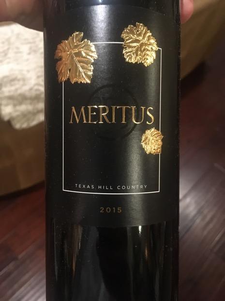 2015 Fall Creek Vineyards Meritus, USA, Texas, Texas Hill Country ...