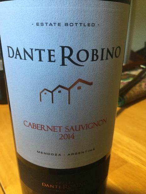 2014 Dante Robino Cabernet Sauvignon, Argentina, Mendoza - CellarTracker