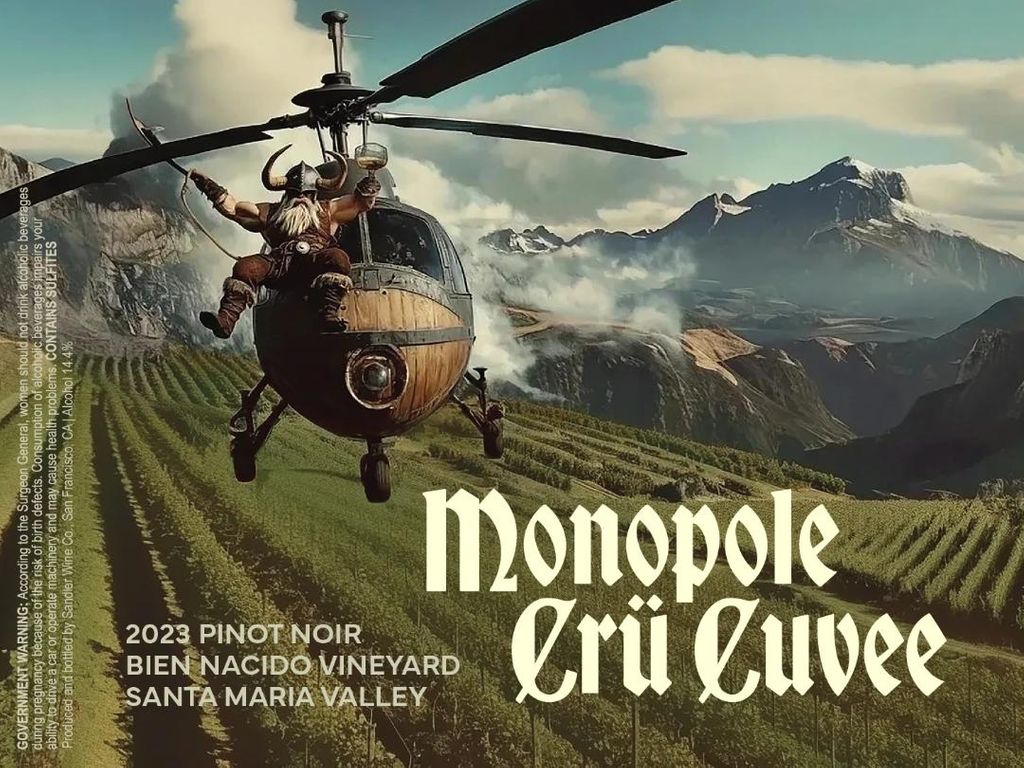 2023 Sandler Wine Company Pinot Noir Monopole Crü Cuvée Bien Nacido ...