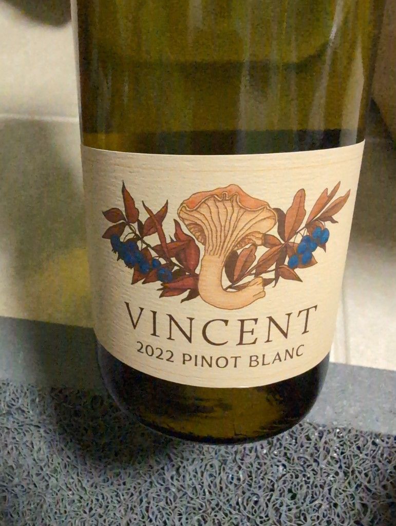 2022 Vincent Pinot Blanc, USA, Oregon, Willamette Valley, McMinnville ...