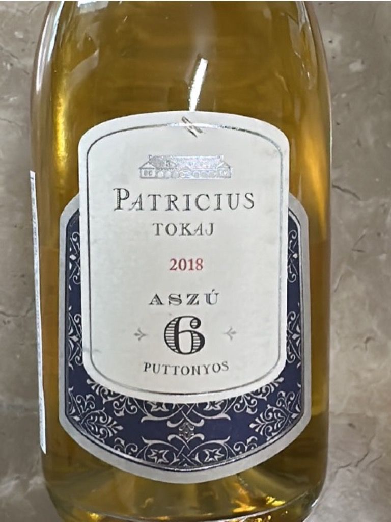 2019 Patricius Tokaji Aszú 6 Puttonyos, Hungary, Tokaji - CellarTracker