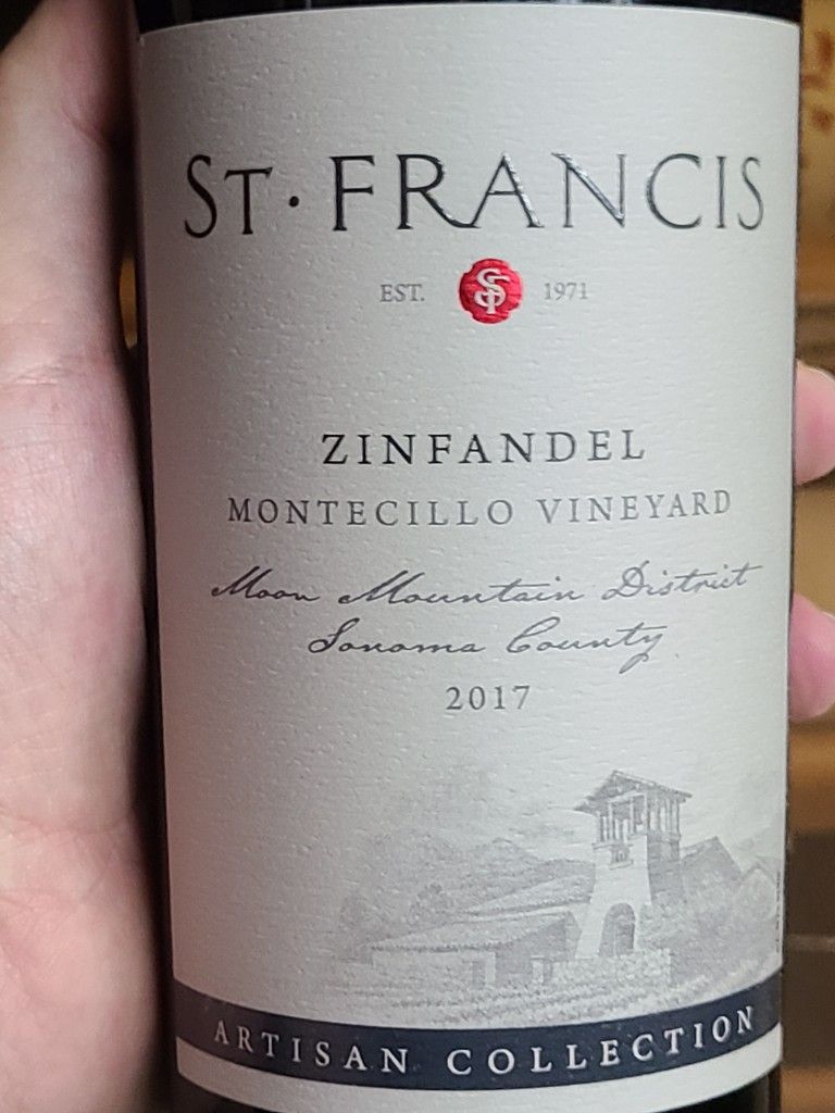 2017 St. Francis Zinfandel Montecillo Vineyard, USA, California, Sonoma ...