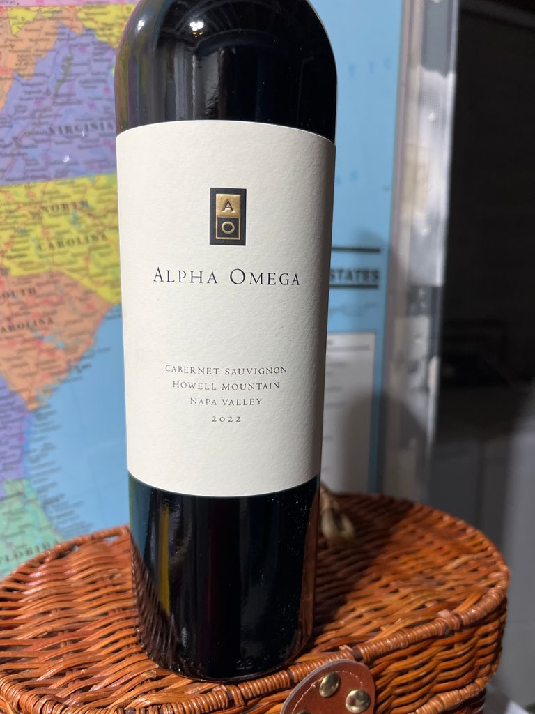 2022 Alpha Omega Cabernet Sauvignon Howell Mountain, USA, California ...