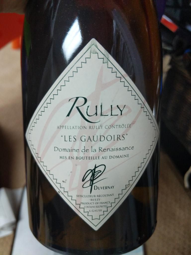 2021 Domaine de la Renaissance Rully Les Gaudoirs Blanc, France ...