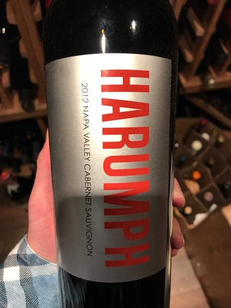 2012 Harumph Cellars Cabernet Sauvignon, USA, California, Napa Valley ...