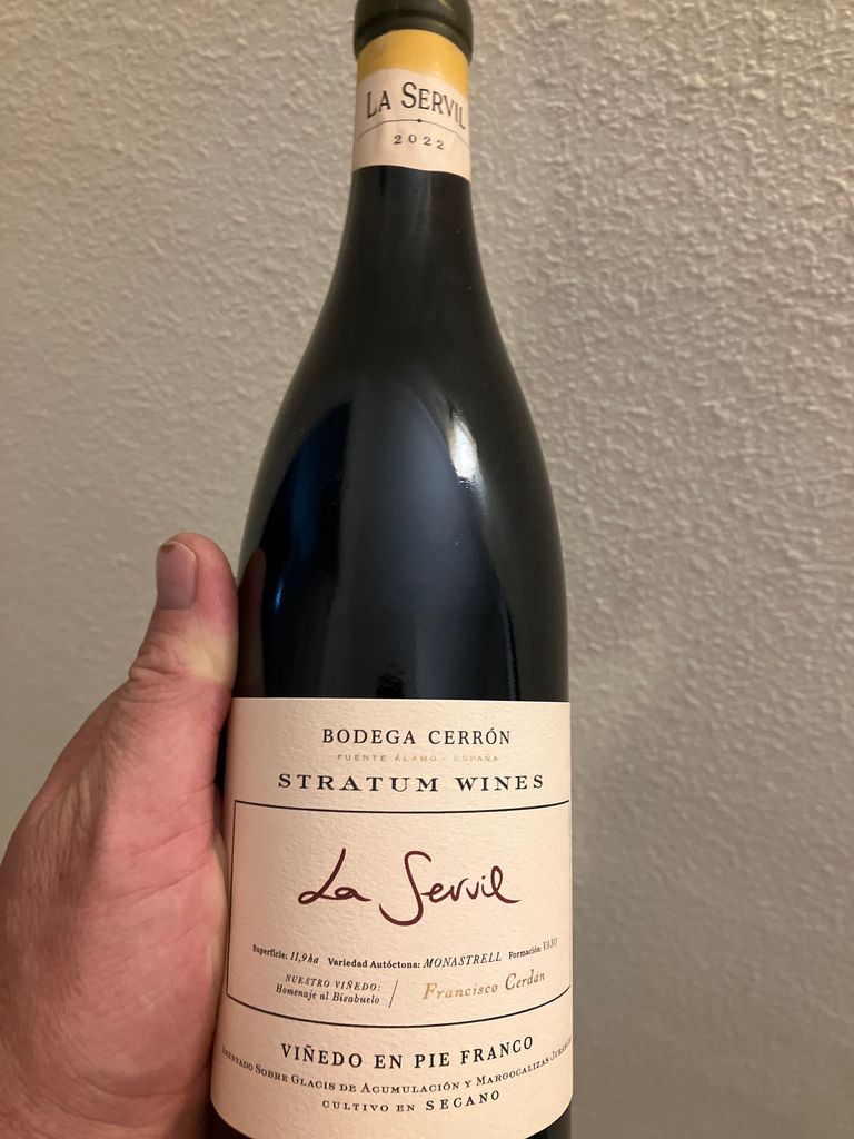 2022 Bodega Cerron Monastrell Jumilla Stratum Wines La Servil, Spain ...