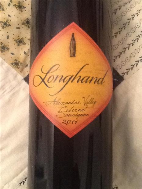 2010 Longhand Wines Cabernet Sauvignon, USA, California, Sonoma County ...