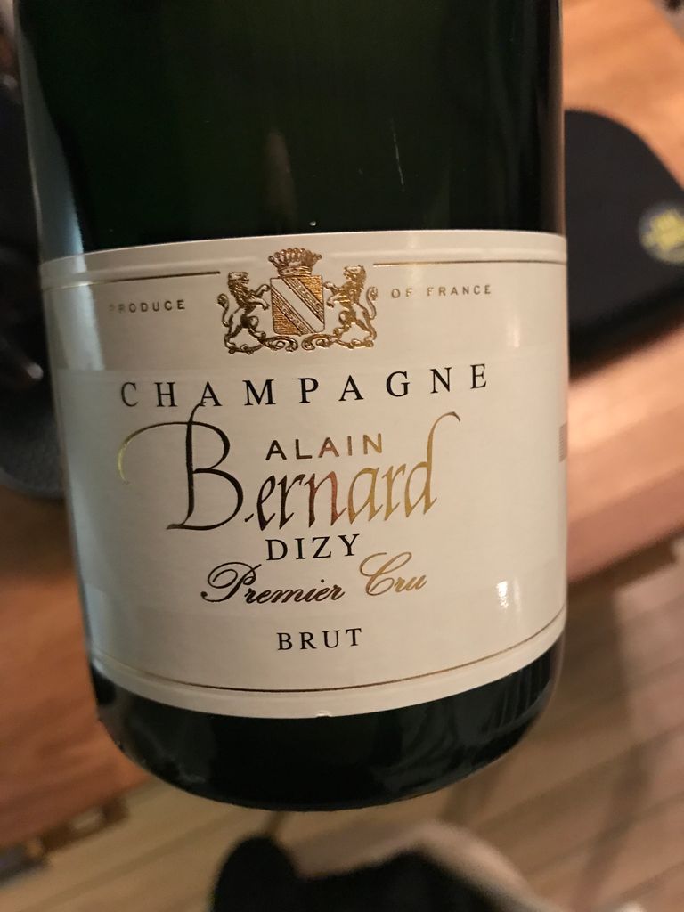 1996 Alain Bernard Champagne Premier Cru Brut, France, Champagne ...