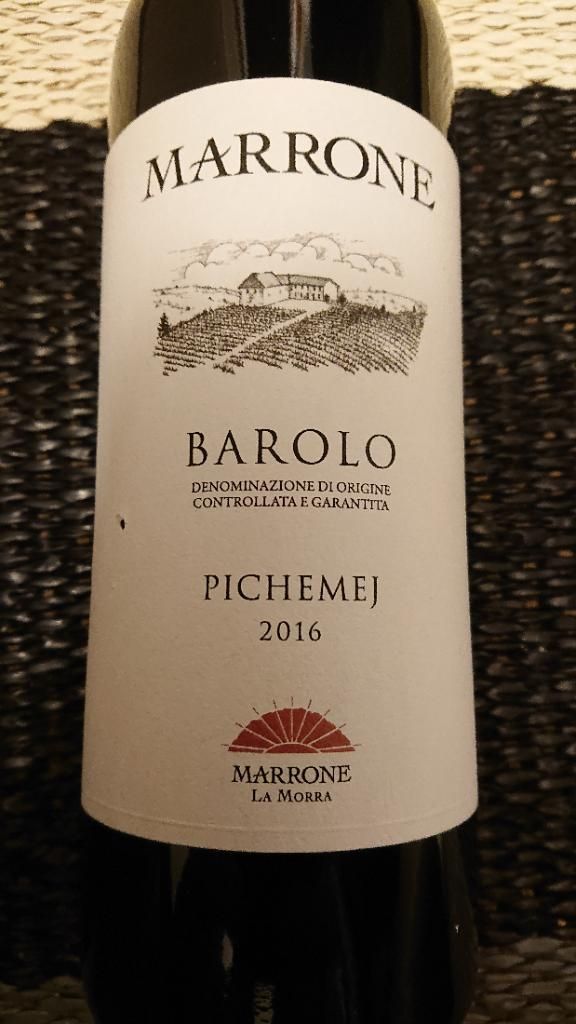 2016 Agricola Marrone Barolo Pichemej, Italy, Piedmont, Langhe, Barolo ...