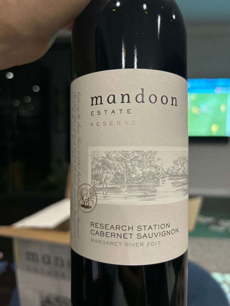 2017 Mandoon Estate Cabernet Sauvignon Reserve Research Station ...