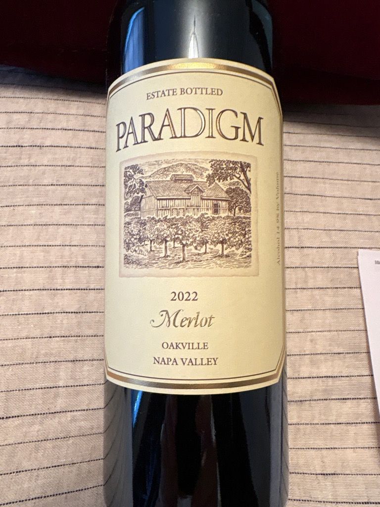 2022 Paradigm Merlot, USA, California, Napa Valley, Oakville ...