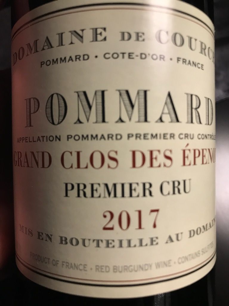 2018 Domaine de Courcel Pommard 1er Cru Les Croix Noires, France ...