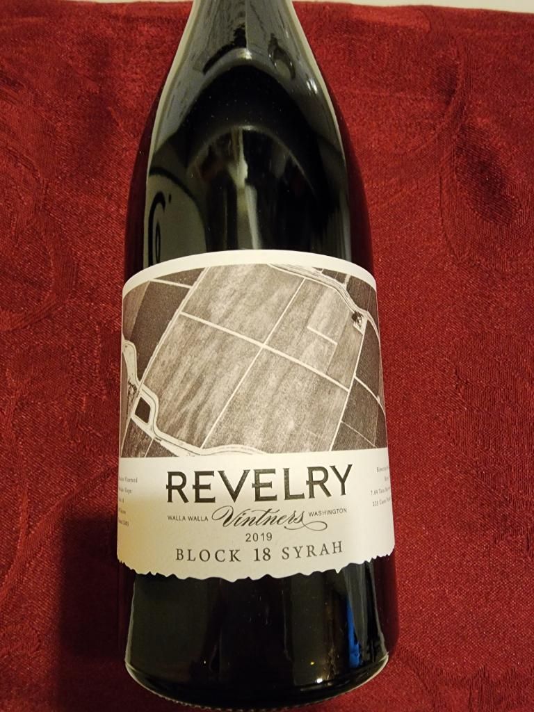 2019 Revelry Vintners Syrah Block 18, USA, Washington, Columbia Valley ...