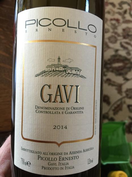 2014 Ernesto Picollo Gavi Gavi di Gavi Rovereto, Italy, Piedmont, Gavi ...
