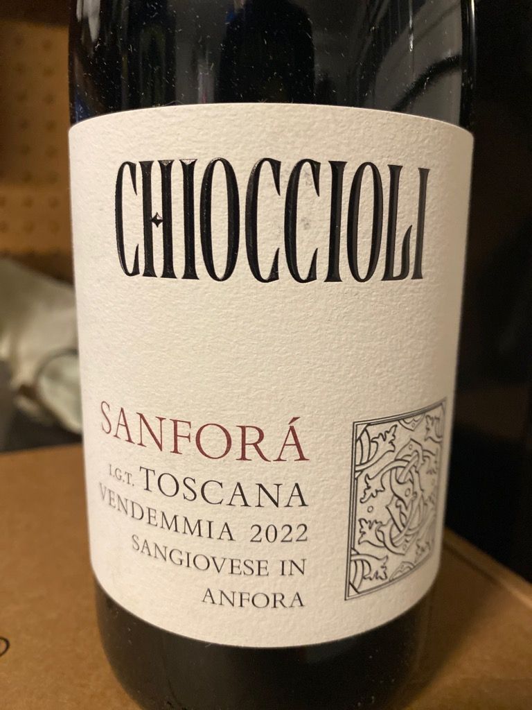 2016 Chioccioli Sanfora Toscana IGT, Italy, Tuscany, Toscana IGT ...