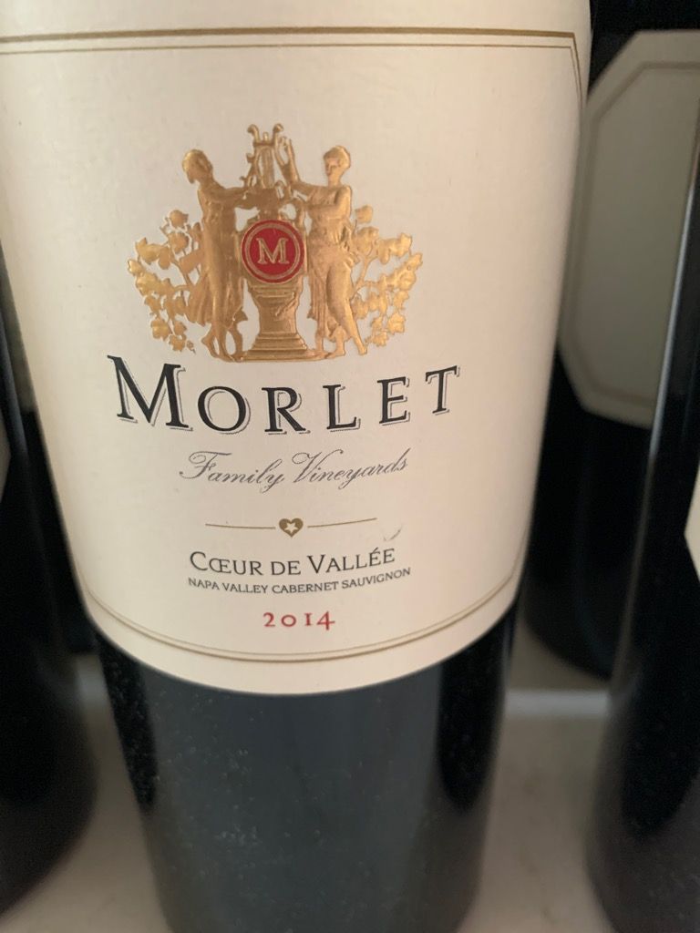 2014 Morlet Family Vineyards Cabernet Sauvignon Cœur de Vallée, USA ...