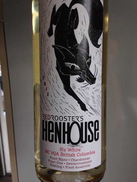 2014 Red Rooster Winery Henhouse Sly White, Canada, British Columbia ...