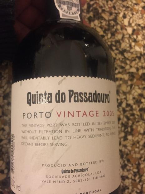 2005 Quinta do Passadouro Porto Vintage, Portugal, Douro, Porto ...