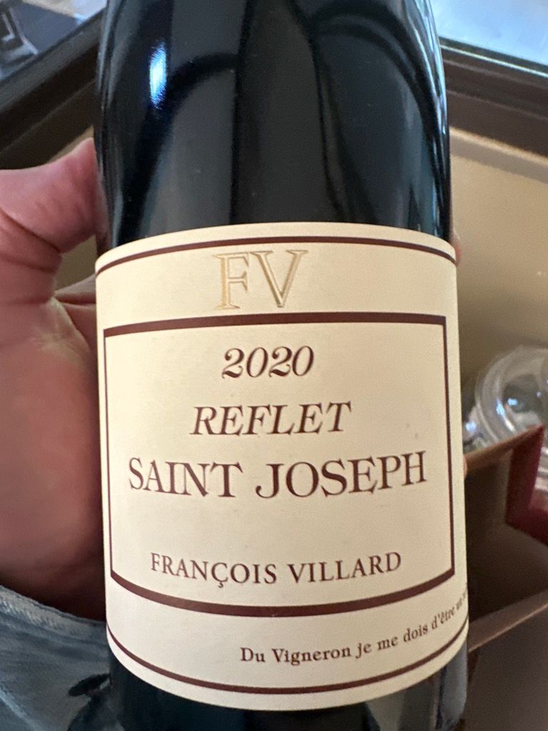 2020 François Villard St. Joseph Reflet, France, Rhône, Northern Rhône ...