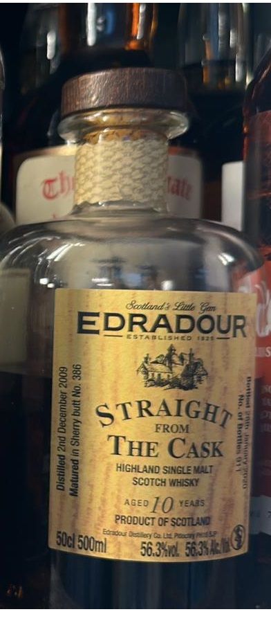 NV Edradour Highland Single Malt Scotch Whisky Straight From The Cask ...