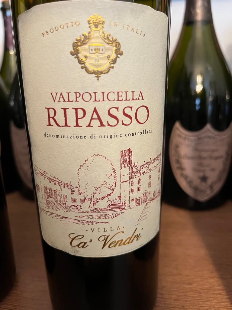 2018 Ca' Vendri Ripasso della Valpolicella, Italy, Veneto, Valpolicella ...