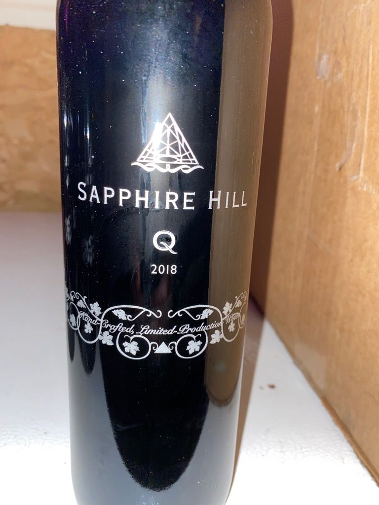2018 Sapphire Hill Zinfandel The Q, USA, California, Sonoma County, Dry ...
