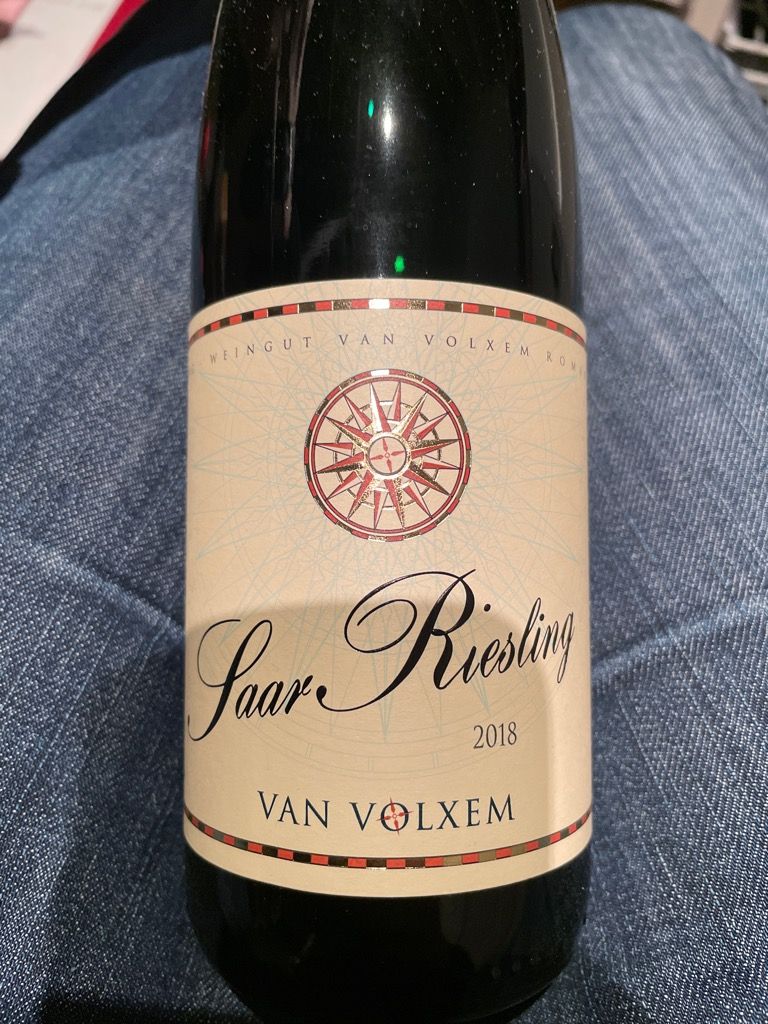 2018 Van Volxem Riesling, Germany, Mosel Saar Ruwer - CellarTracker