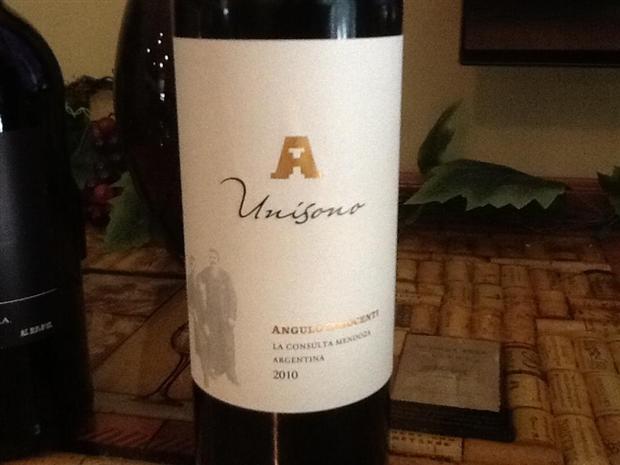 2010 Angulo Innocenti Unisono, Argentina, Mendoza, Valle de Uco, La ...