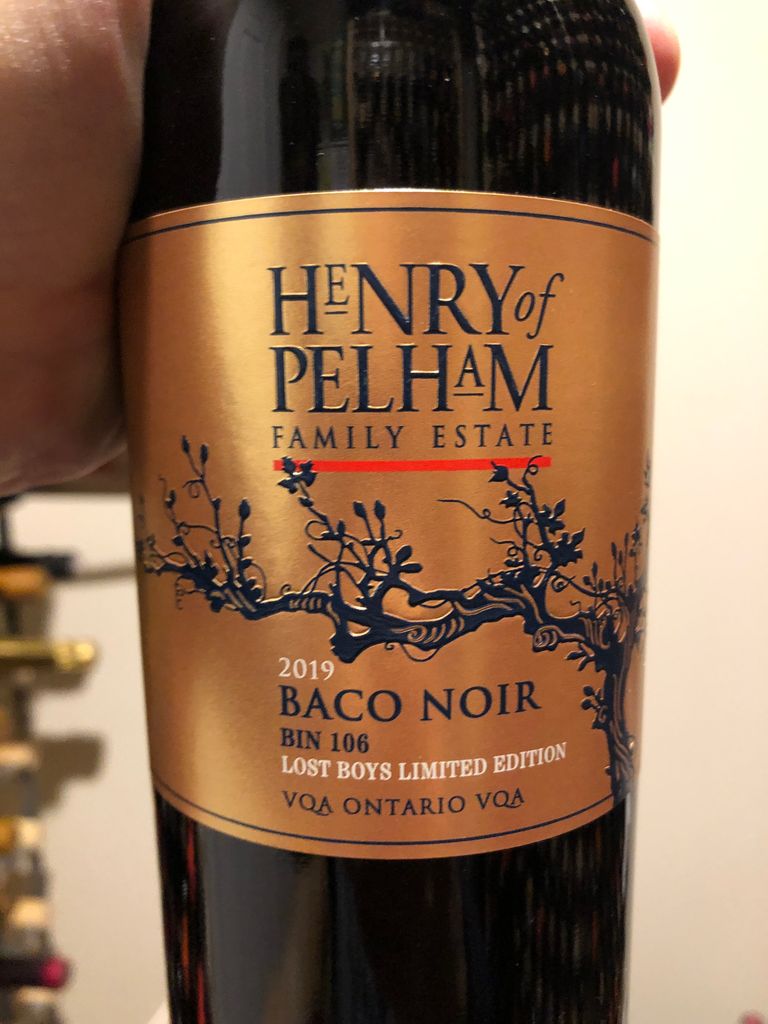 2021 Henry of Pelham Baco Noir Bin 106 Lost Boys Limited Edition ...
