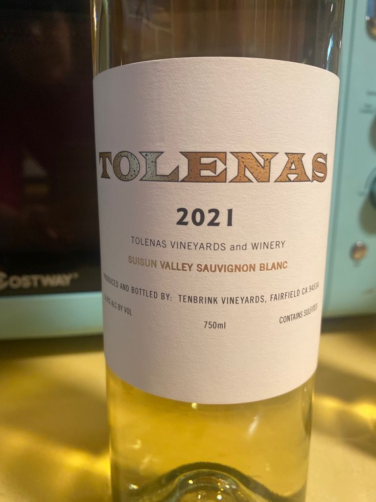2021 Tolenas Vineyards and Winery Sauvignon Blanc, USA, California ...