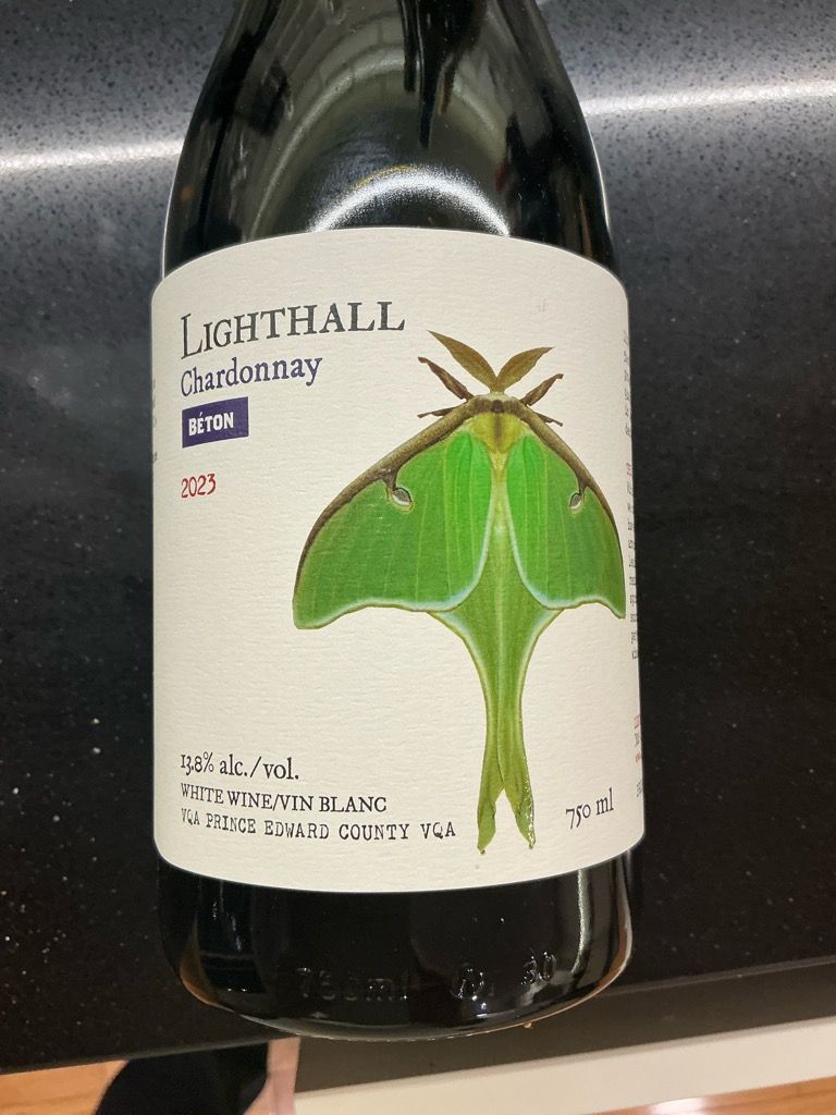 2023 Lighthall Vineyards Chardonnay Béton, Canada, Ontario, Prince ...