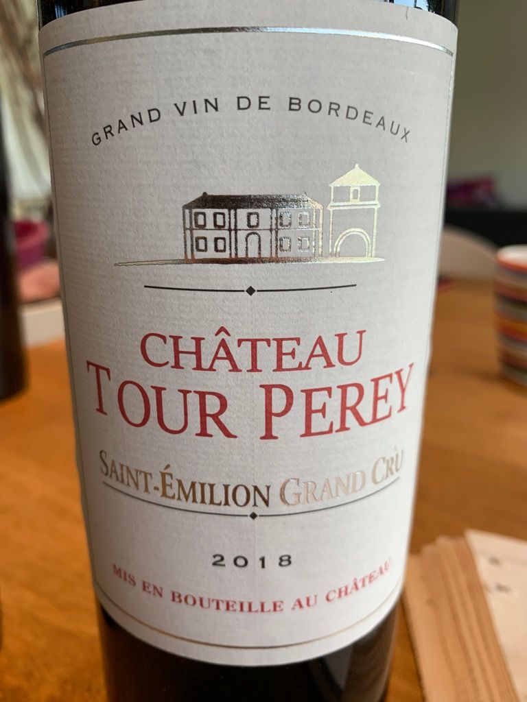 2018 Château Tour Perey, France, Bordeaux, Libournais, St. Émilion ...