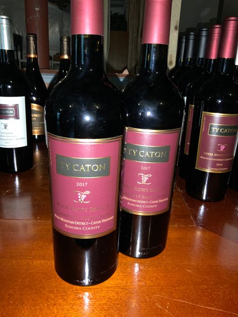 2017 Ty Caton Cabernet Sauvignon Estate Four Rows Select Caton Vineyard ...