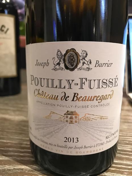 2012 Château de Beauregard (Joseph Burrier) Pouilly-Fuissé Grand ...
