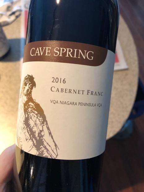 2016 Cave Spring Cabernet Franc Niagara Peninsula VQA, Canada, Ontario ...