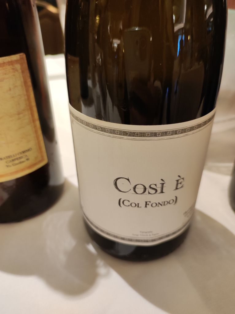 2021 Bellenda Prosecco di Conegliano-Valdobbiadene 'Cosi e' Col Fondo ...