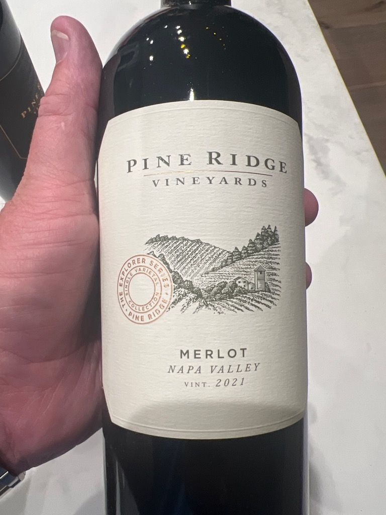 2021 Pine Ridge Vineyards Merlot The Explorer Series Napa Valley, USA ...