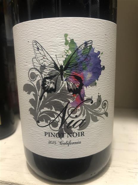 2020 Nia Wine Cellars Pinot Noir, USA, California - CellarTracker