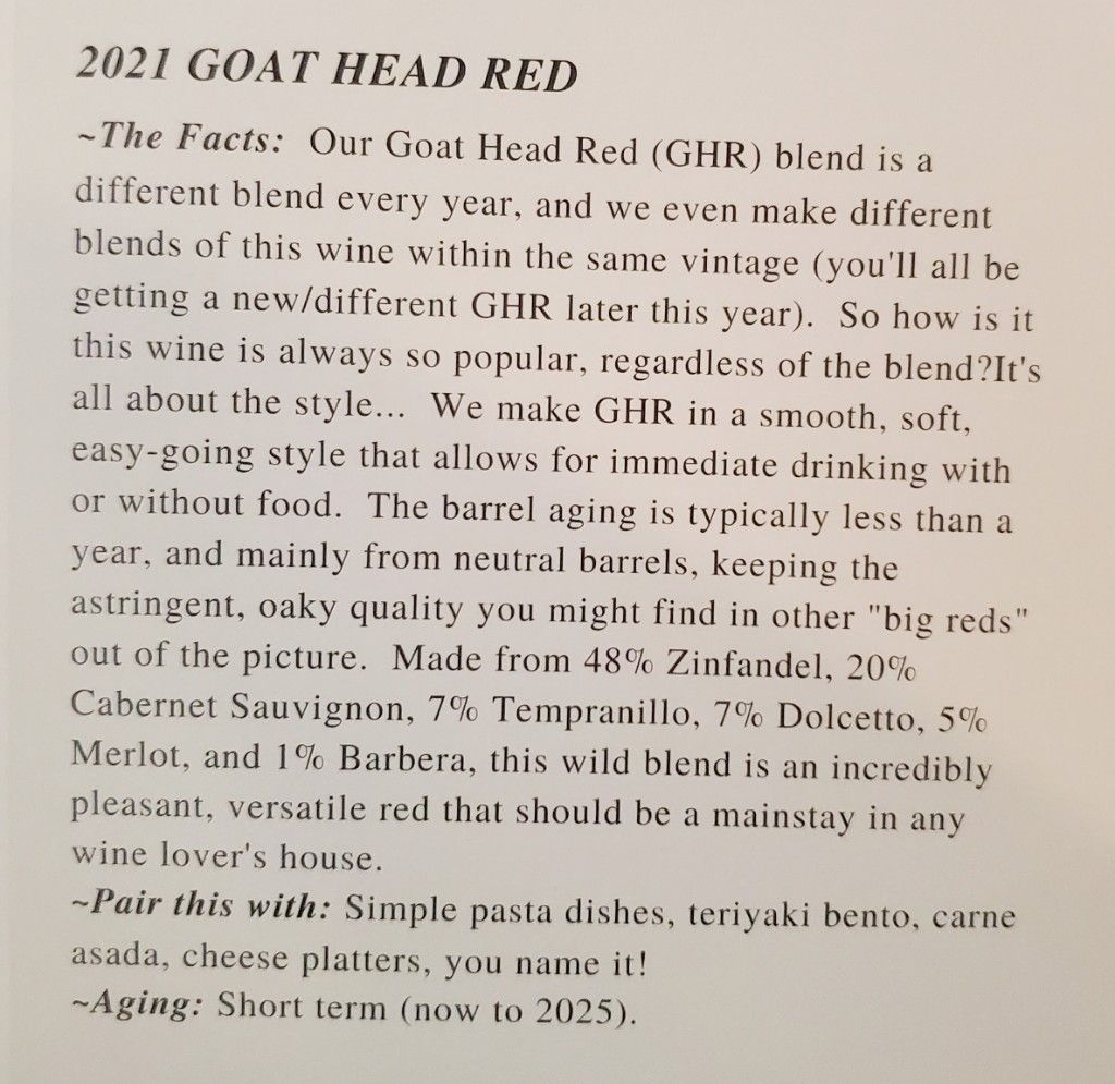 2021 Cascade Cliffs Goat Head Red, USA, Washington, Columbia Valley ...