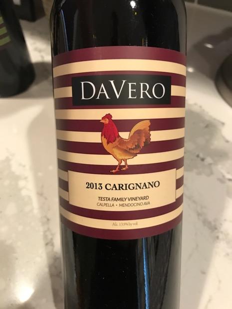 2013 DaVero Carignano Testa Family Vineyard, USA, California, North ...