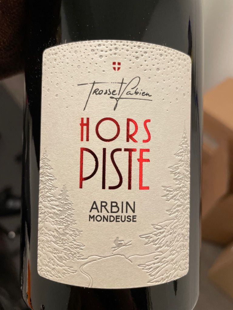 2019 Trosset Fabien Vin de Savoie Arbin Hors-Piste, France, Savoie, Vin ...