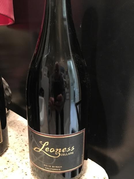 2015 Leoness Cellars Syrah Cellar Selection Series, USA, California ...