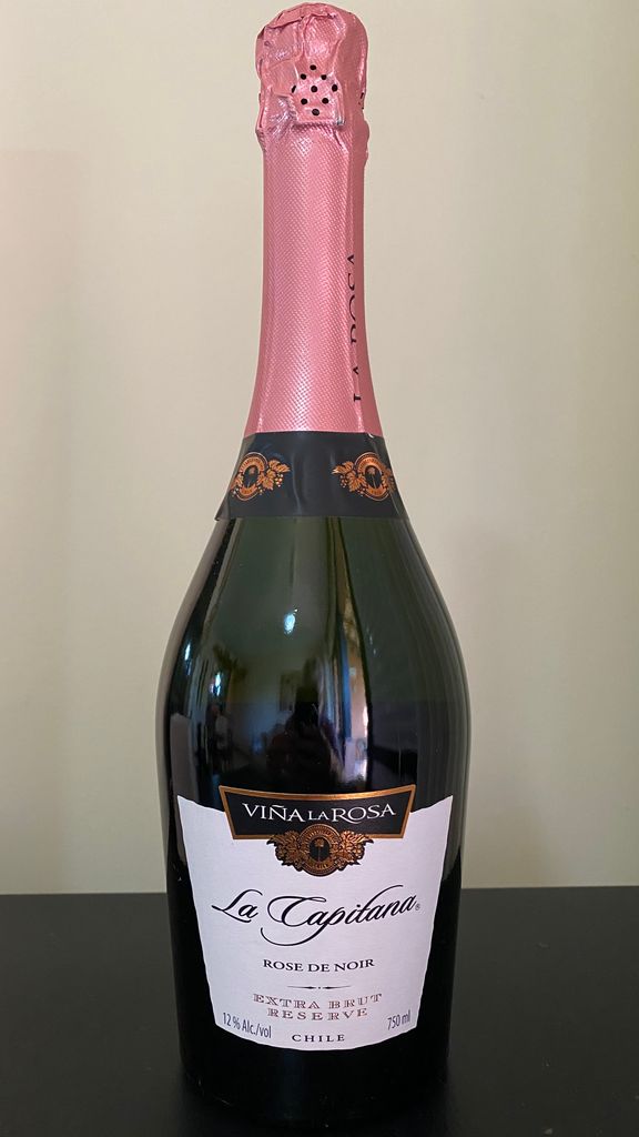 NV Viña La Rosa Pinot Noir La Capitana Extra Brut Reserve, Chile, Rapel ...