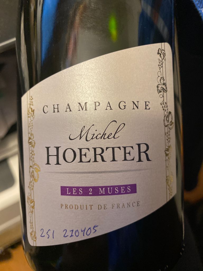2019 Michel Hoerter Champagne Les 2 Muses, France, Champagne ...