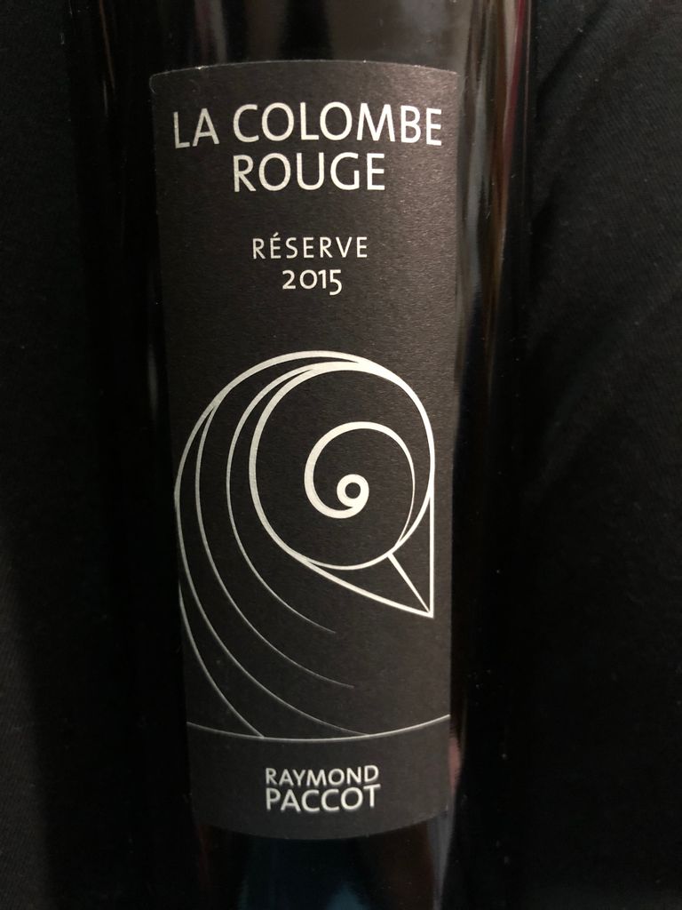 2017 Domaine La Colombe Raymond Paccot La Colombe Rouge, Switzerland ...