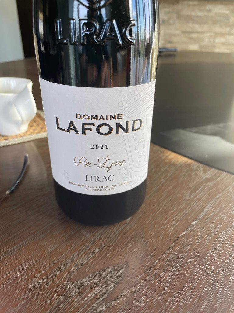 2021 Domaine Lafond Roc-Epine Lirac, France, Rhône, Southern Rhône ...