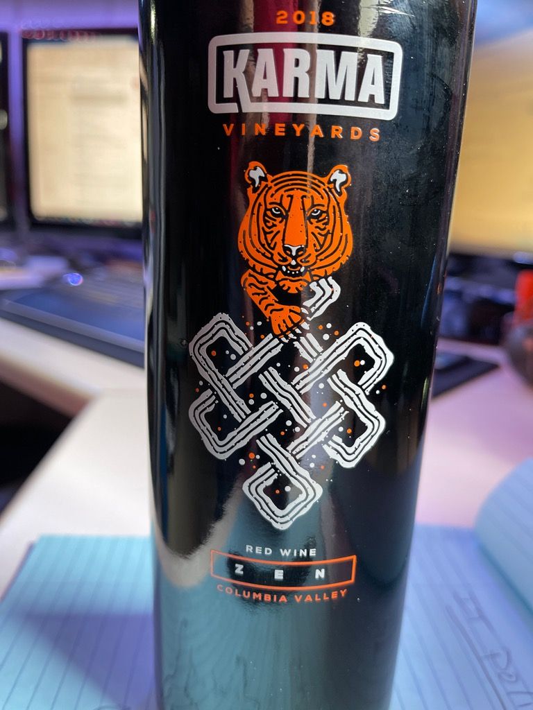 2019 Karma Vineyards Zen, USA, Washington, Columbia Valley - CellarTracker