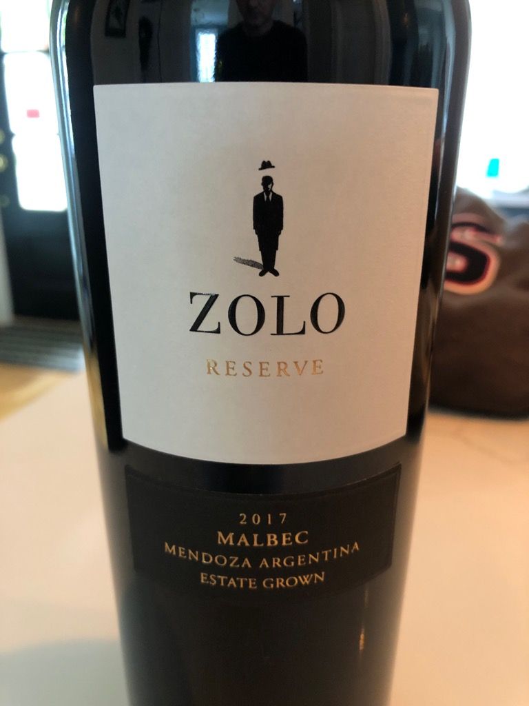 2017 Zolo Malbec Reserve, Argentina, Mendoza - CellarTracker