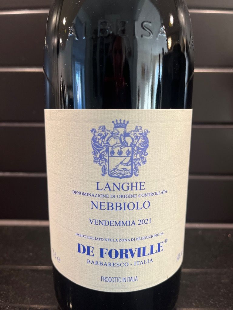2021 De Forville Langhe Nebbiolo, Italy, Piedmont, Langhe, Langhe DOC ...